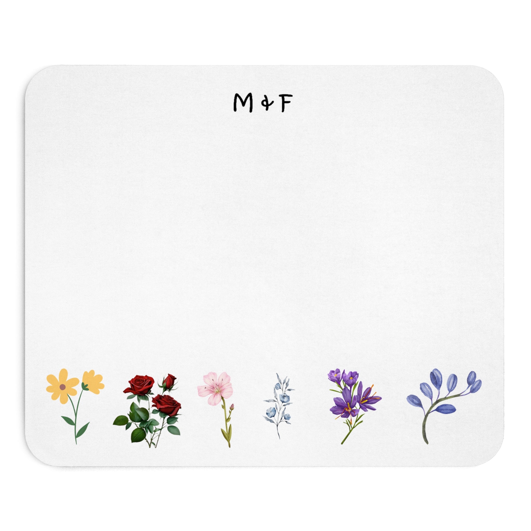 Mouse Pad (Colourful Flowers) – Meows & Flowers.