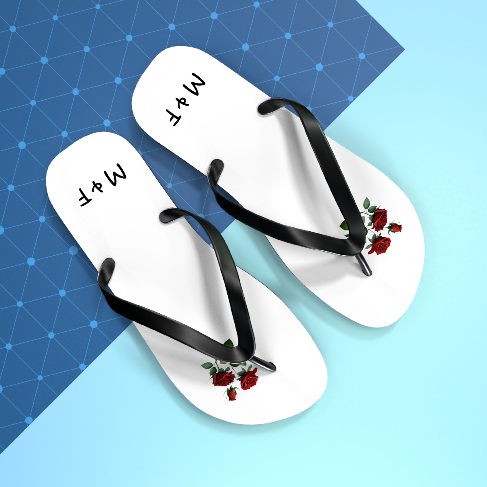 Flip Flops roses flower – Meows & Flowers.